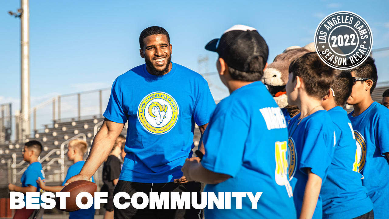 COMMUNITY PHOTOS: Bobby Wagner, Tyler Higbee & more Rams players during ...
