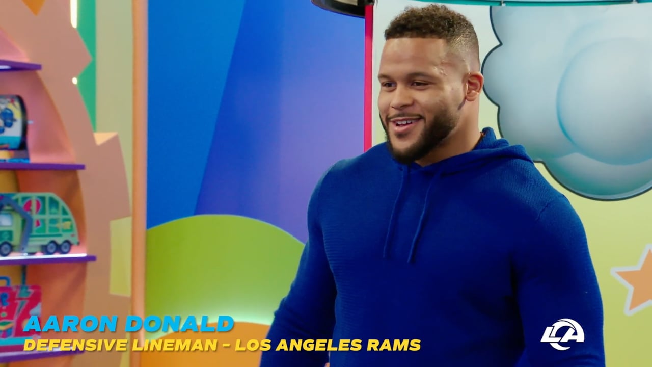 Aaron Donald guest stars on Nickelodeon's Ryan's Mystery Playdate