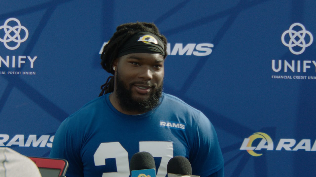 Rams running back Darrell Henderson Jr. on how Training Camp is going ...
