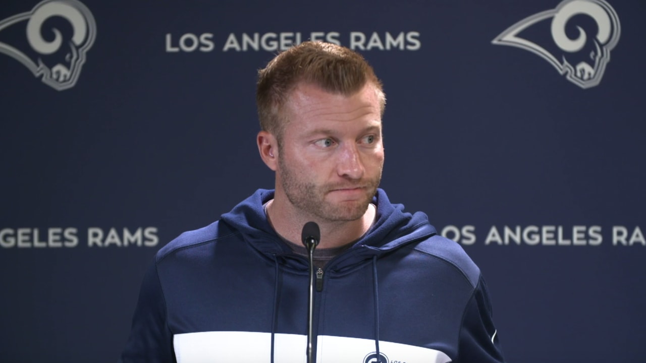 McVay on potential milestones for Week 17, team culture and more.