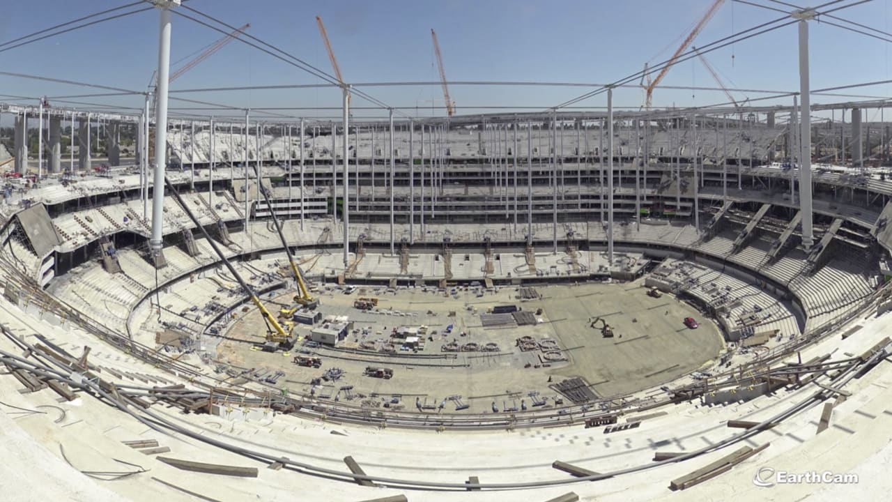 Time-lapse of SoFi Stadium's construction | November 2019