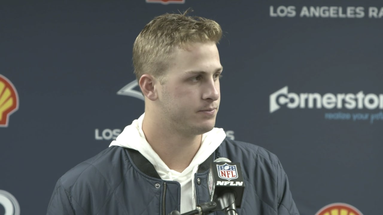 Goff on feeling more comfortable than last year in playoffs