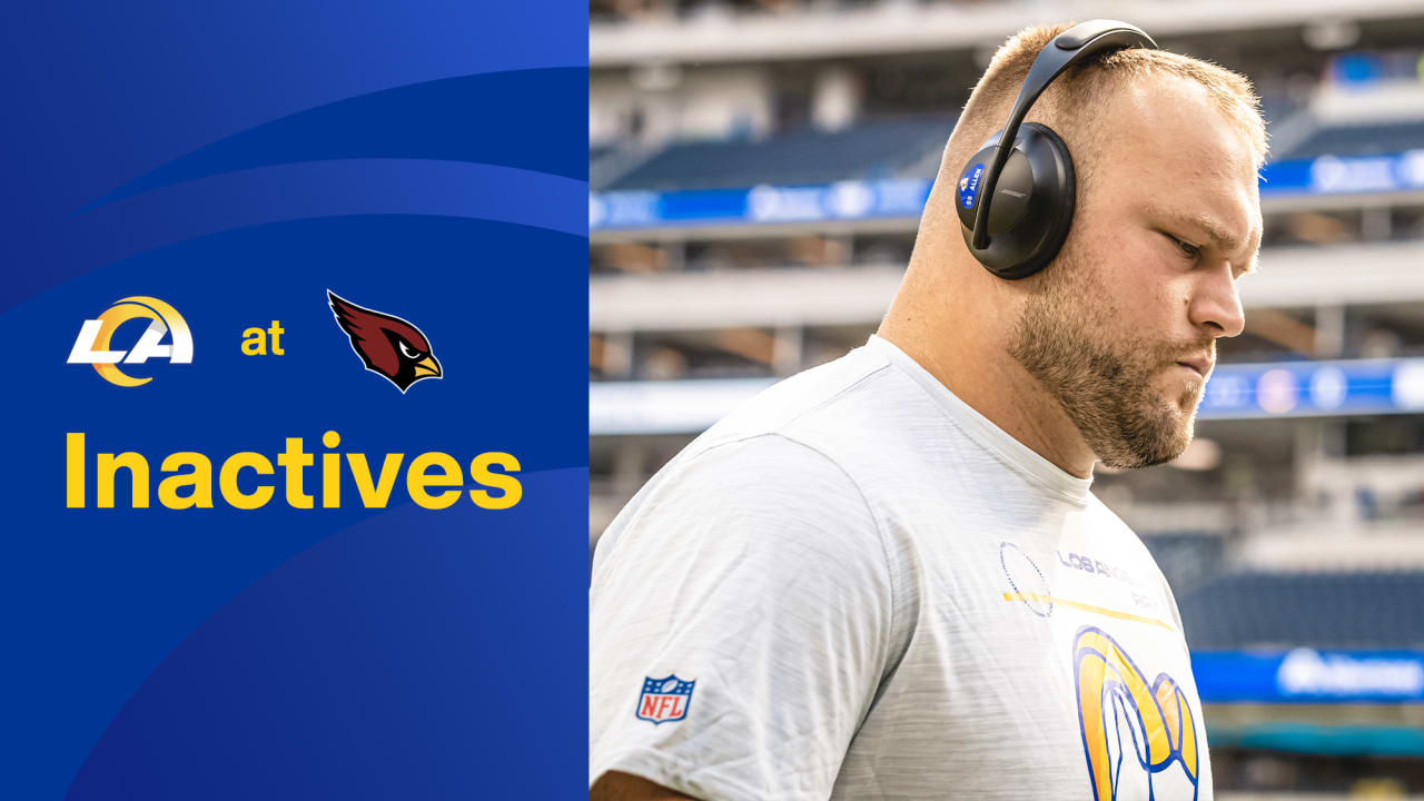 Rams offensive lineman Brian Allen and outside linebacker Terrell Lewis ...