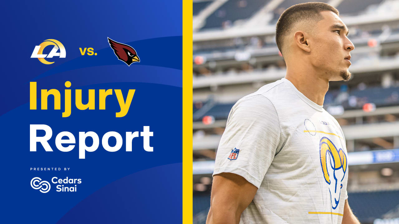 Injury Report 1/15: Rams safety Taylor Rapp ruled out, running Buddy ...