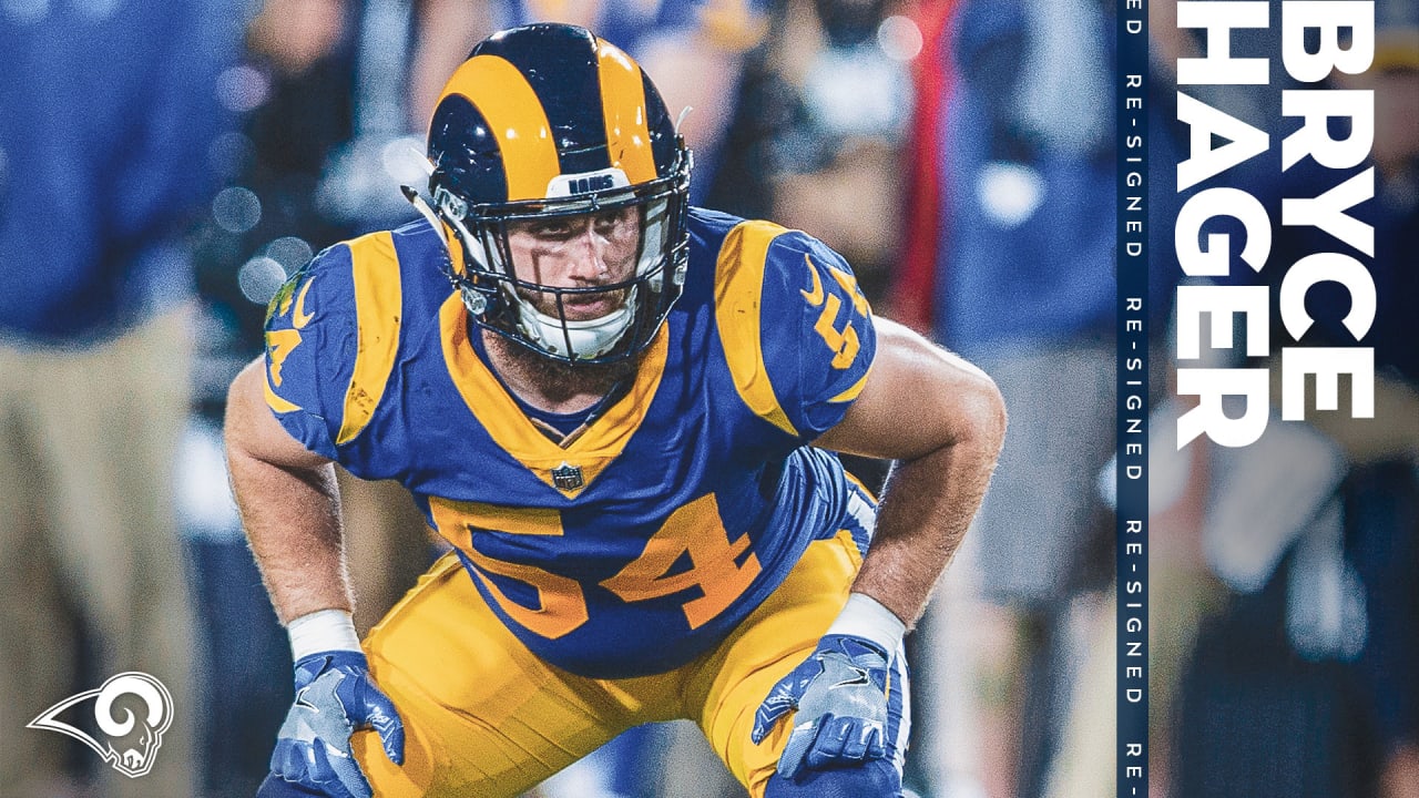 Rams re-sign LB Bryce Hager