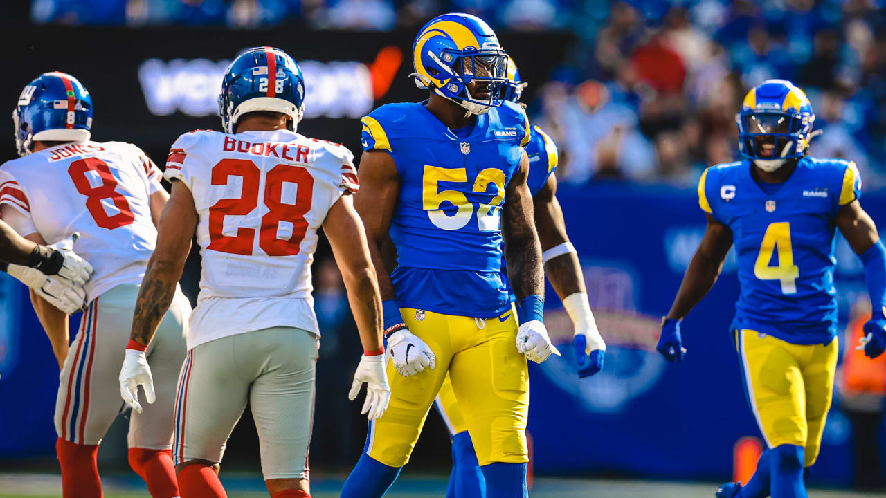 Highlights: Rams OLB Terrell Lewis turns corner and chases Giants QB ...