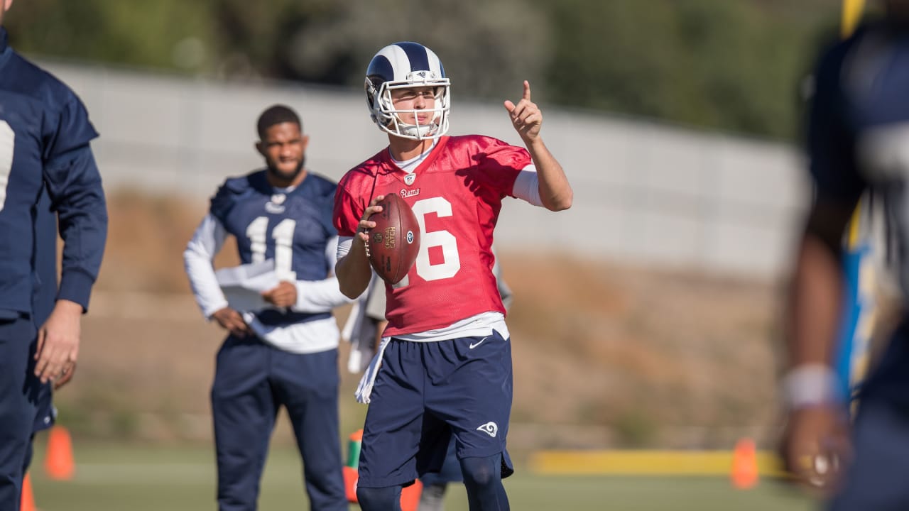 Goff Making Plays in Different Ways as Rams Prepare for Seahawks
