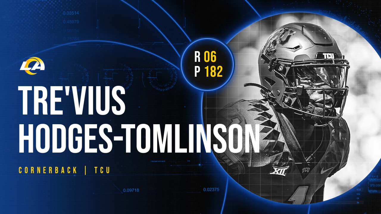 PHOTOS: Meet new Rams CB Tre'Vius Hodges-Tomlinson | 2023 NFL Draft