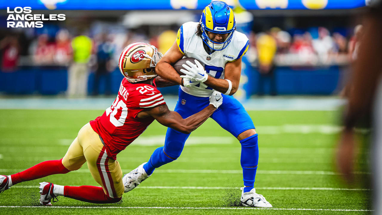 Rams wide receiver Puka Nacua grateful for NFL rookie receiving records, but preferred it to ...