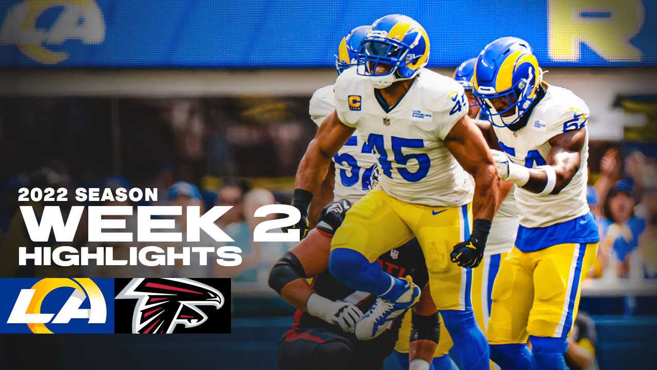 Highlights: Top plays from Los Angeles Rams' Week 2 win vs. Atlanta ...