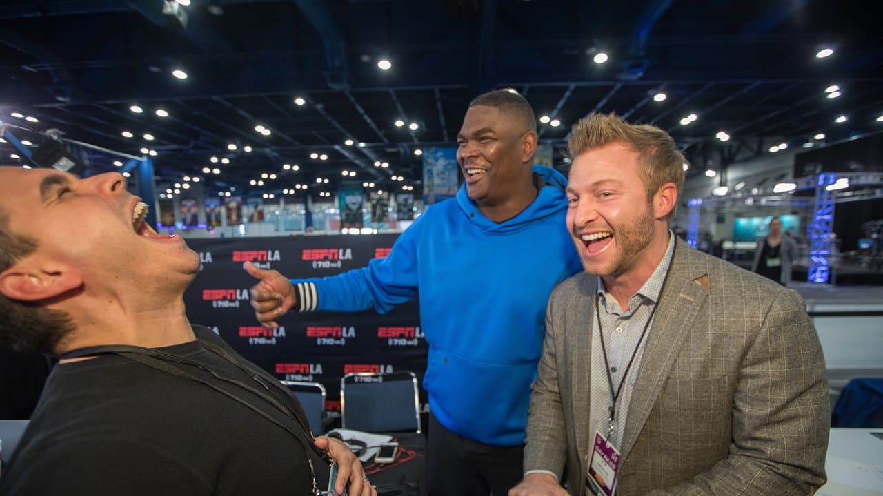 PHOTOS: Radio Row with Coach McVay