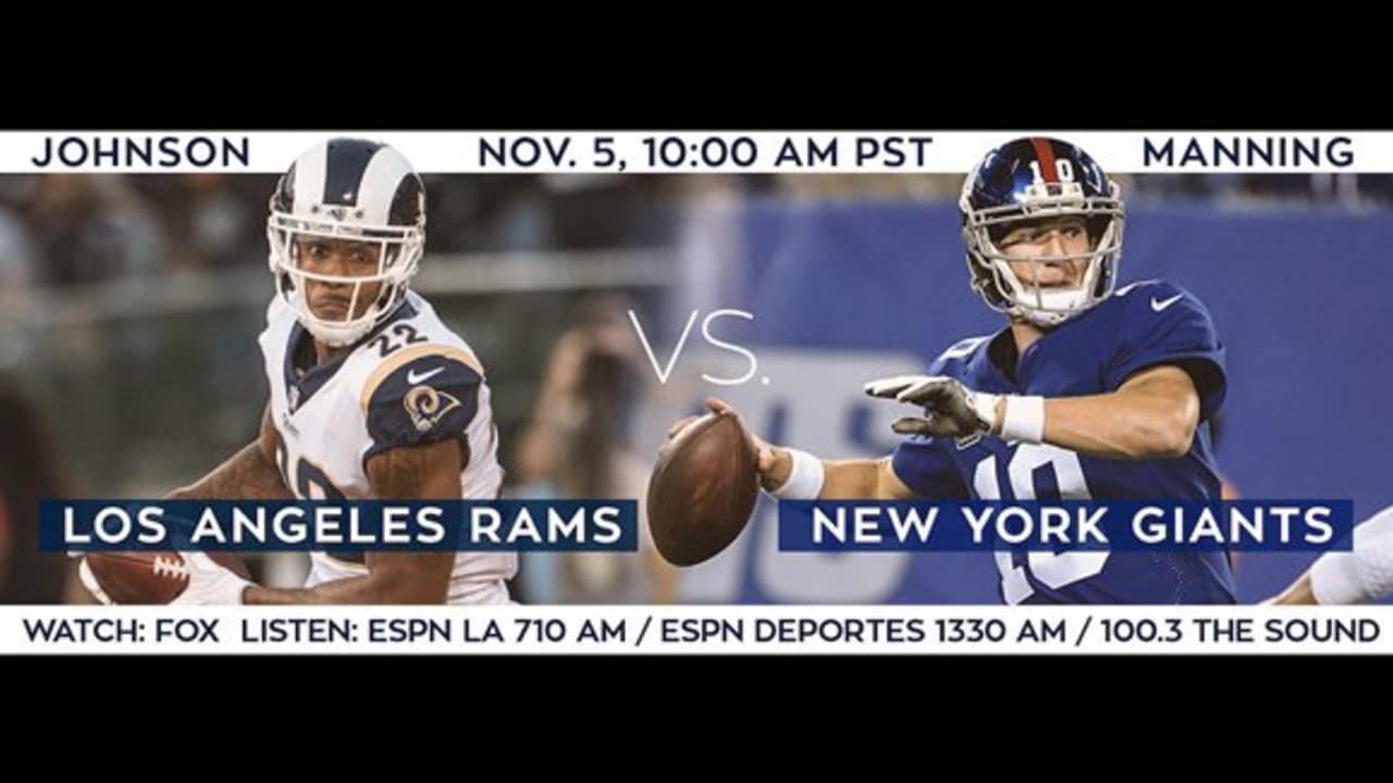 Game Trailer: Rams vs. Giants