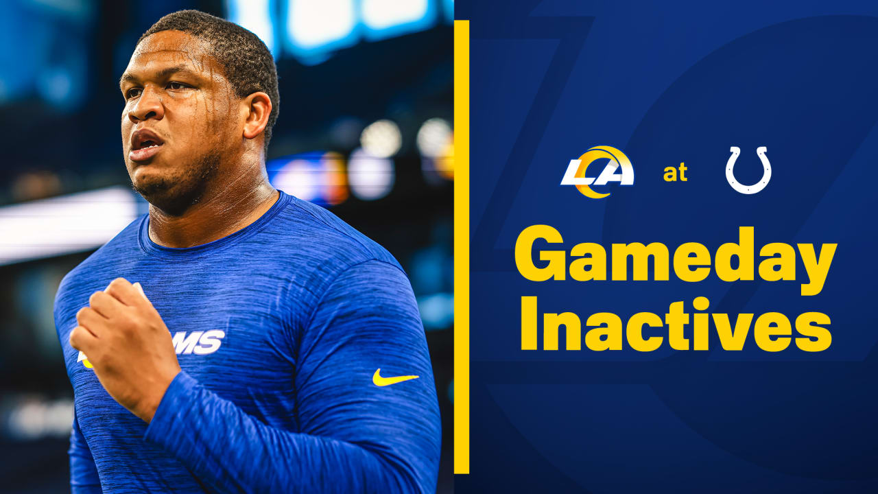 Offensive linemen Alaric Jackson and Zach Thomas among Rams' inactives ...
