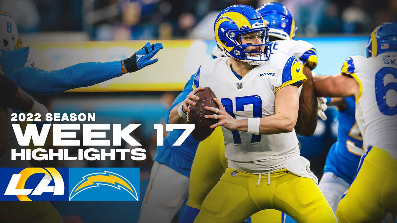 Highlights: Los Angeles Rams top plays vs. Chargers in Week 17 ...