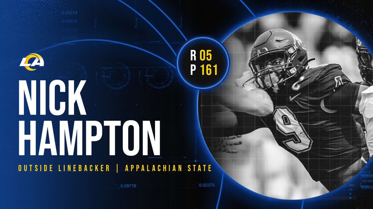 PHOTOS: Meet new Rams OLB Nick Hampton | 2023 NFL Draft