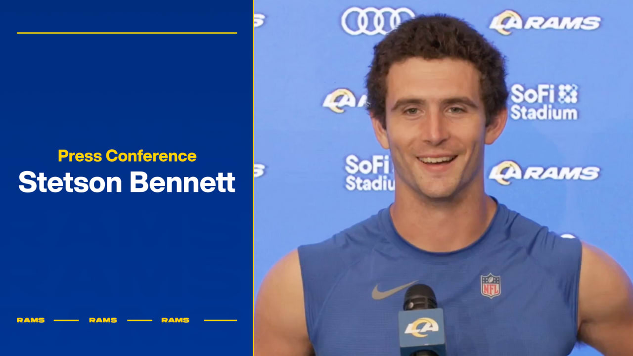 Rams quarterback Stetson Bennett talks performance vs. Raiders