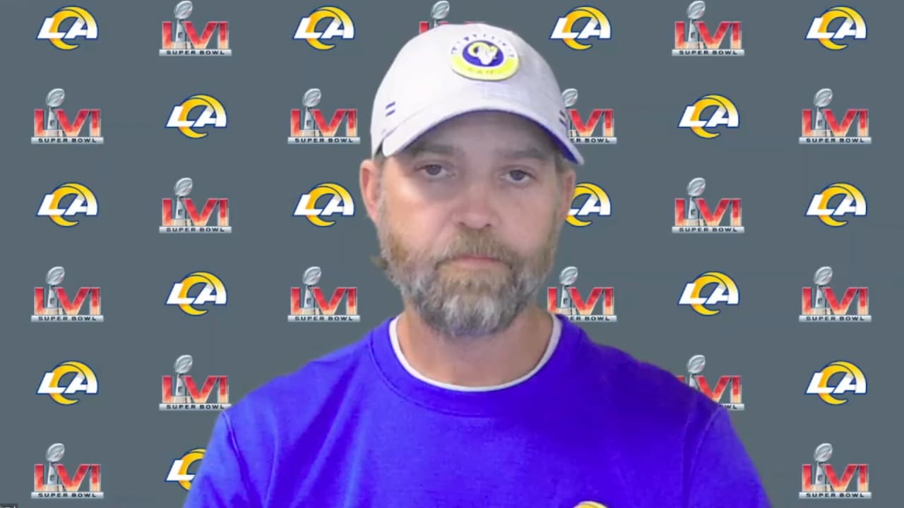 Super Bowl LVI: Los Angeles Rams tight ends coach/pass game coordinator ...