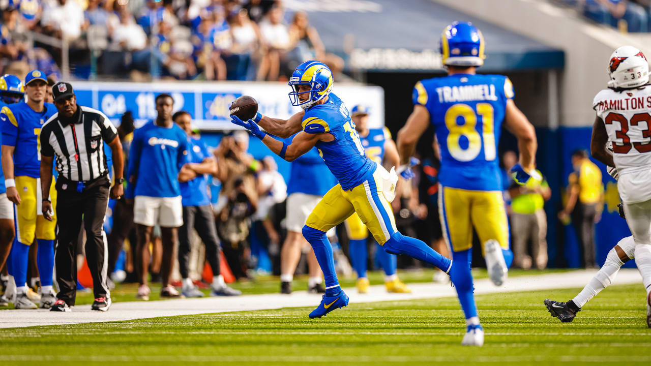 Los Angeles Rams wide receiver Cooper Kupp's toe-drag catch goes for a ...