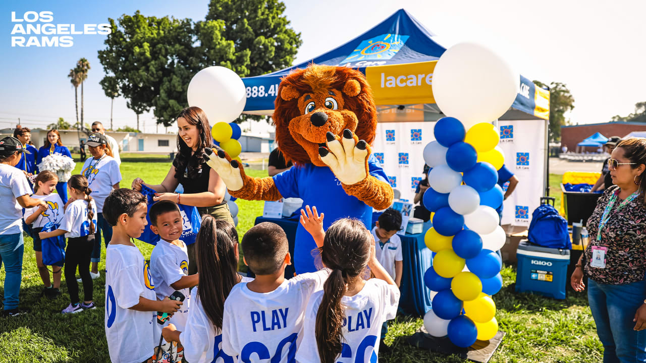 Los Angeles Rams Community | Rams and L.A. Care Health Plan kick off ...