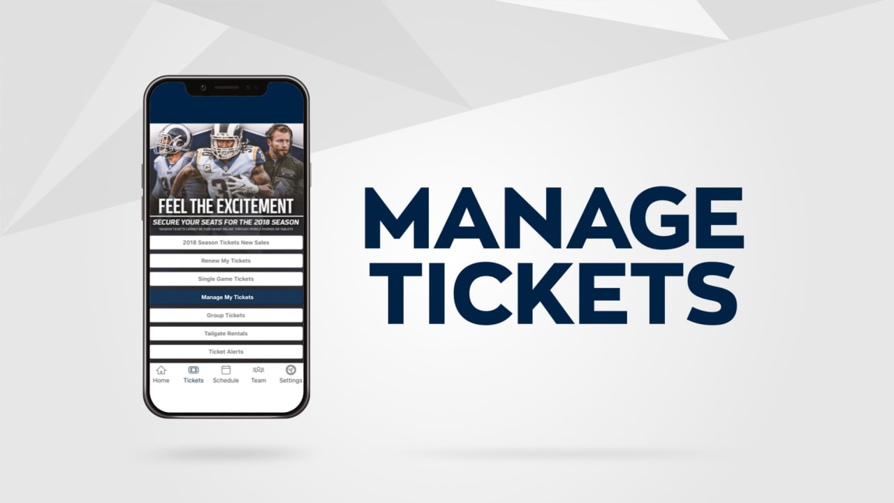 Managing Your Mobile Tickets
