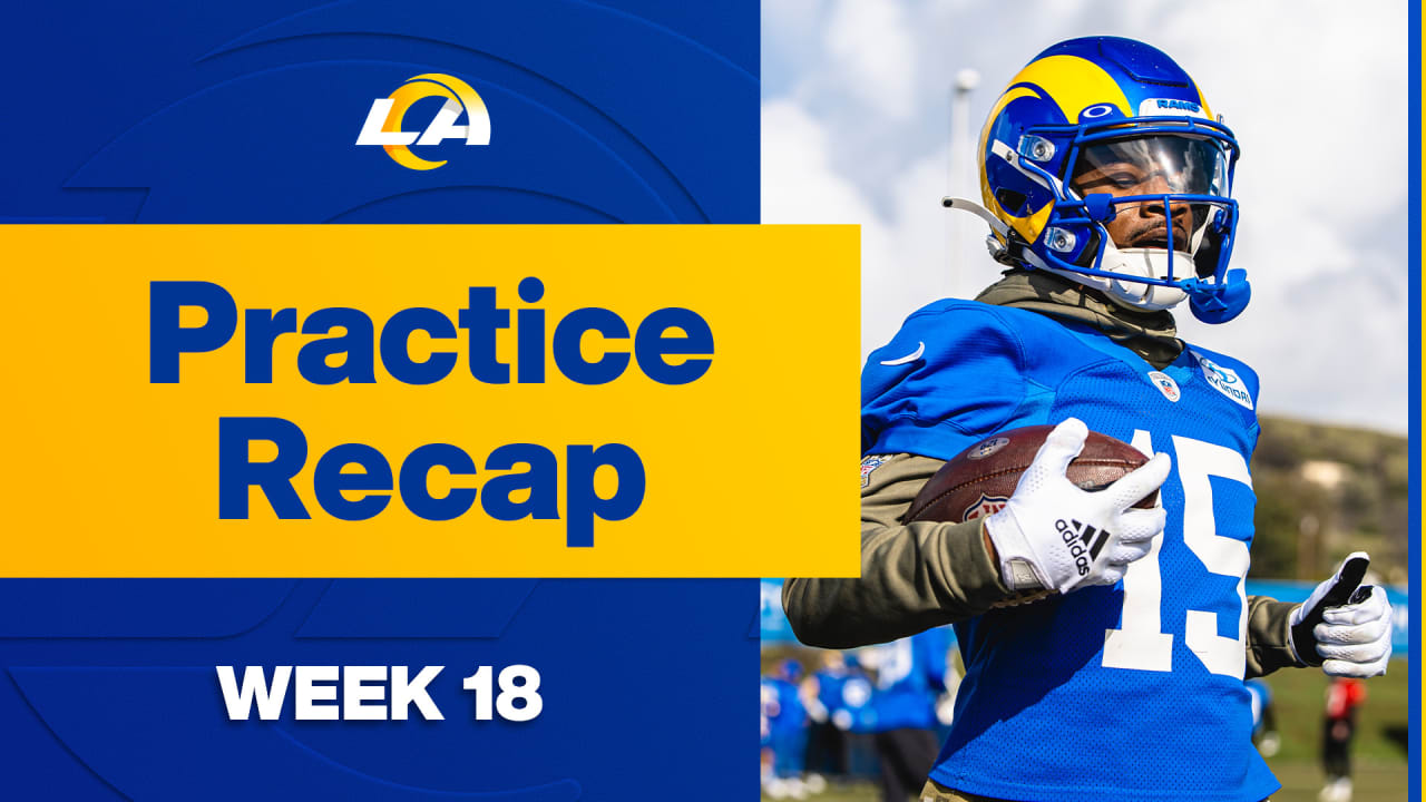 Los Angeles Rams Practice Recap | Week 18 vs. Seattle Seahawks - Ready ...