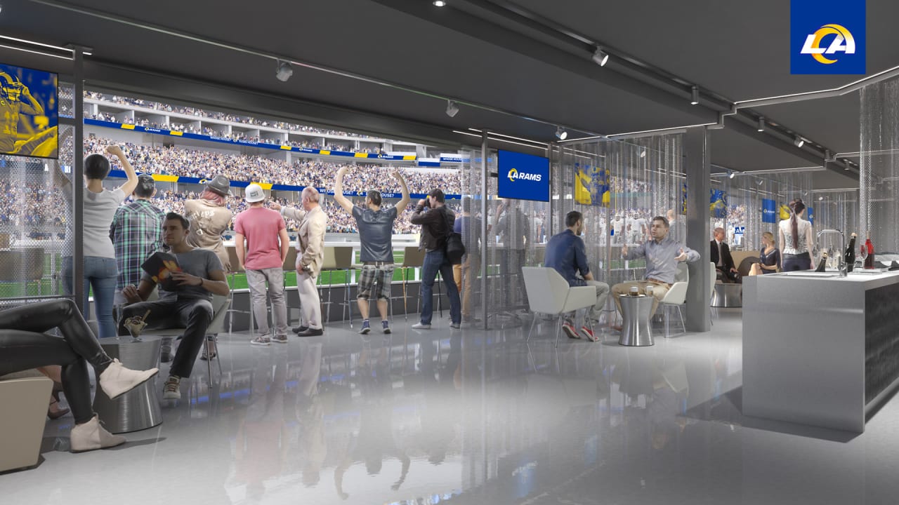 Single-game suites are available for Rams 2020 home games