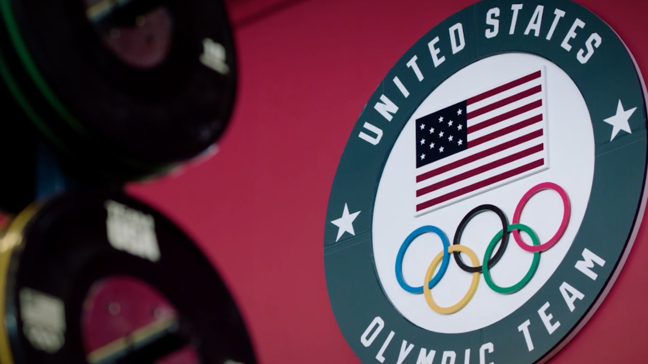 The team putting in work at the Olympic Training Center