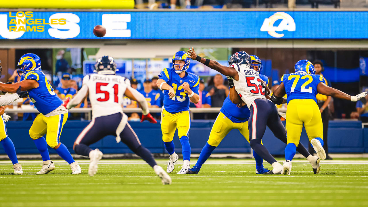 GAME PHOTOS: Rams take on Houston Texans for preseason matchup at SoFi ...