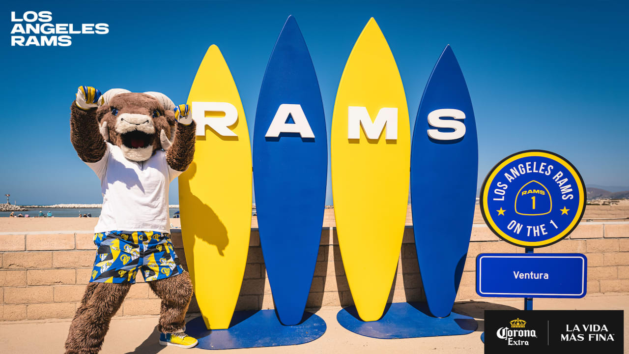 PHOTOS: Rams hype up fans along the Southern California coast | Rams on ...