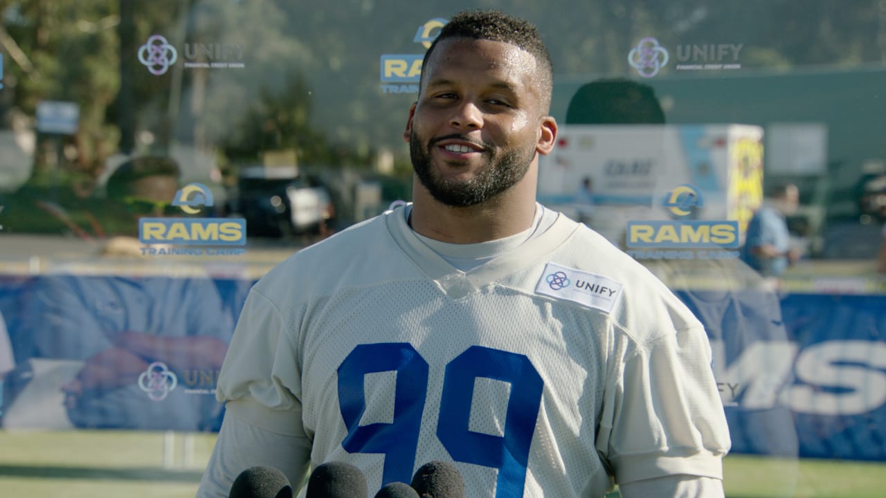 Aaron Donald on Day 1 of 2021 Training Camp, Terrell Burgess, return of ...