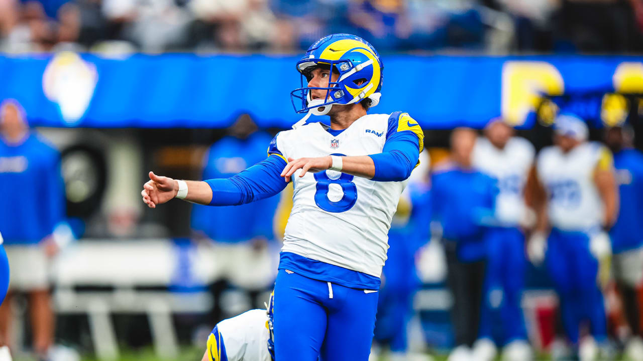 Los Angeles Rams kicker Brett Maher's 43-yard field goal puts Rams on ...