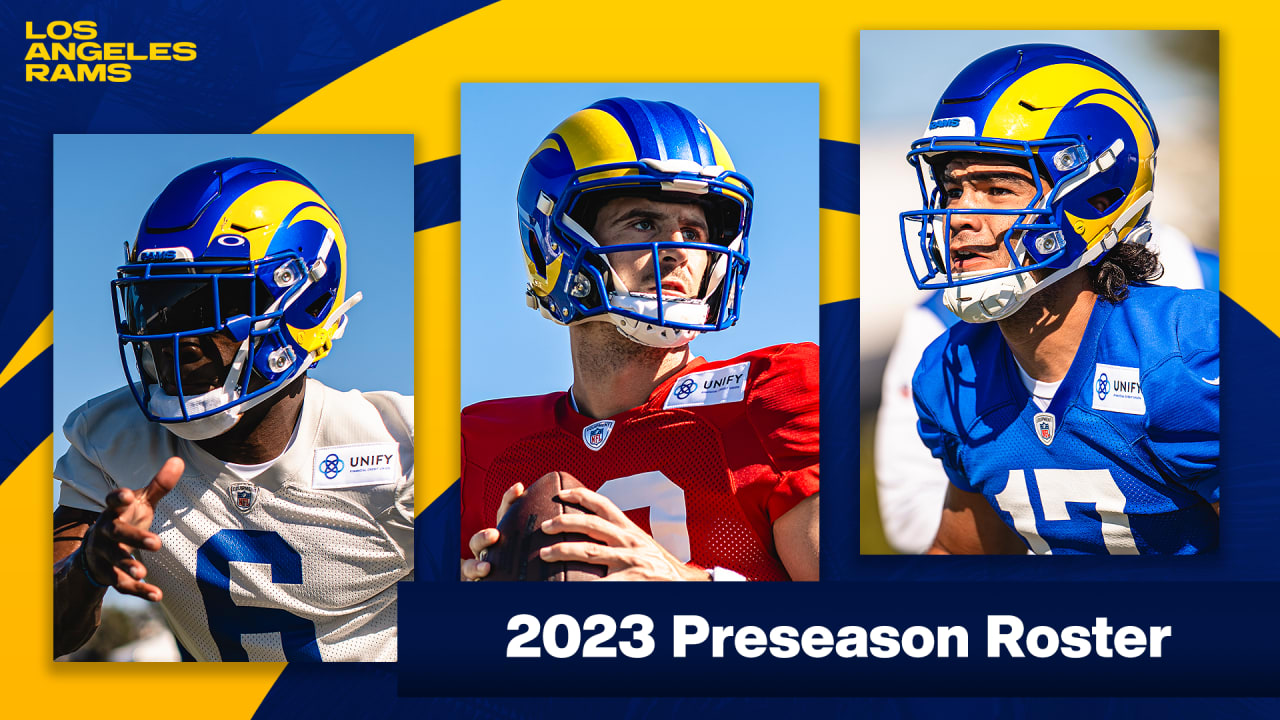 ROSTER PHOTOS: 2023 Rams Preseason Roster