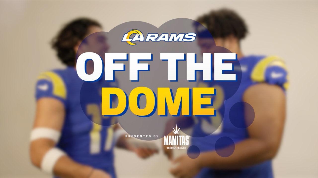 Puka Nacua & Steve Avila Los Angeles Rams rookie wide receiver & offensive lineman play Off the Dome