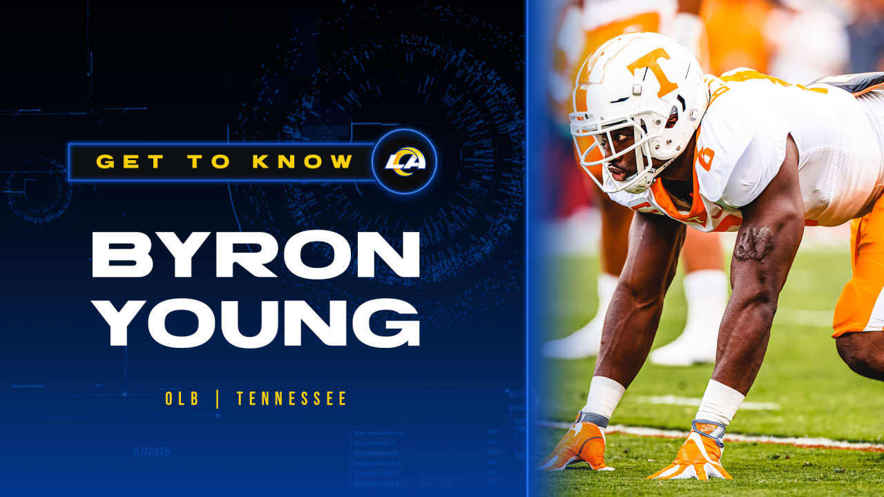 Get to know Tennessee OLB Byron Young | Pick 77