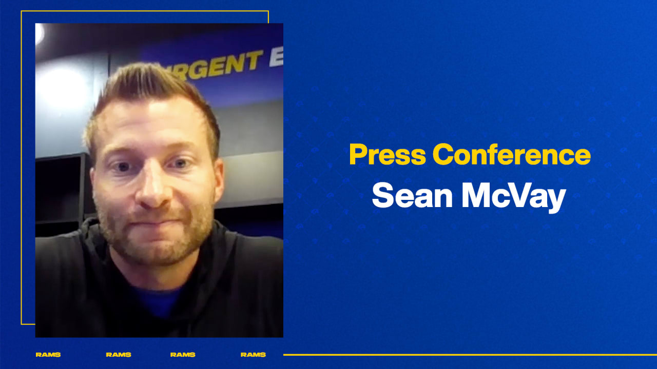 Rams head coach Sean McVay talks latest on statuses of wide receiver ...