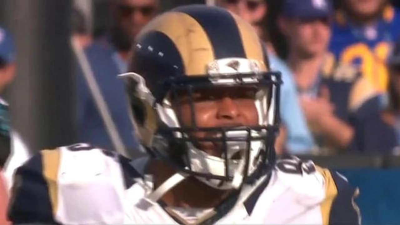 Donald sacks Newton for loss of 10 yards