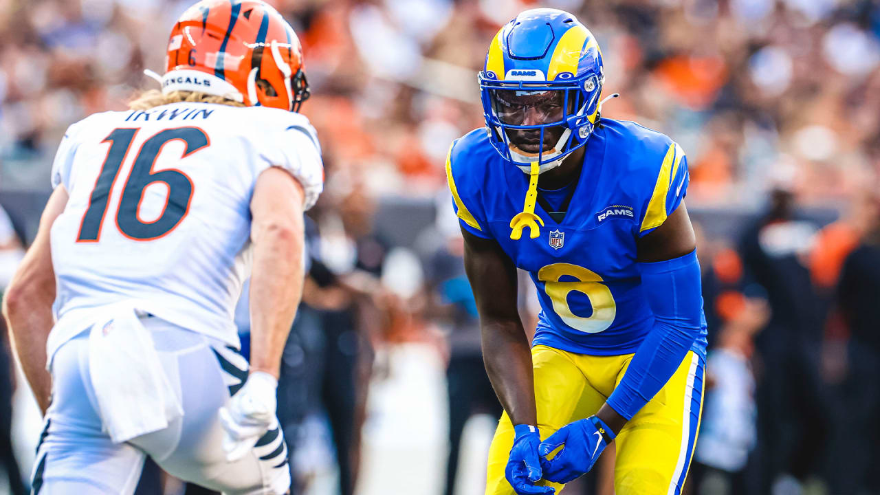 Highlights: Rams CB Derion Kendrick gets massive hit-stick tackle ...