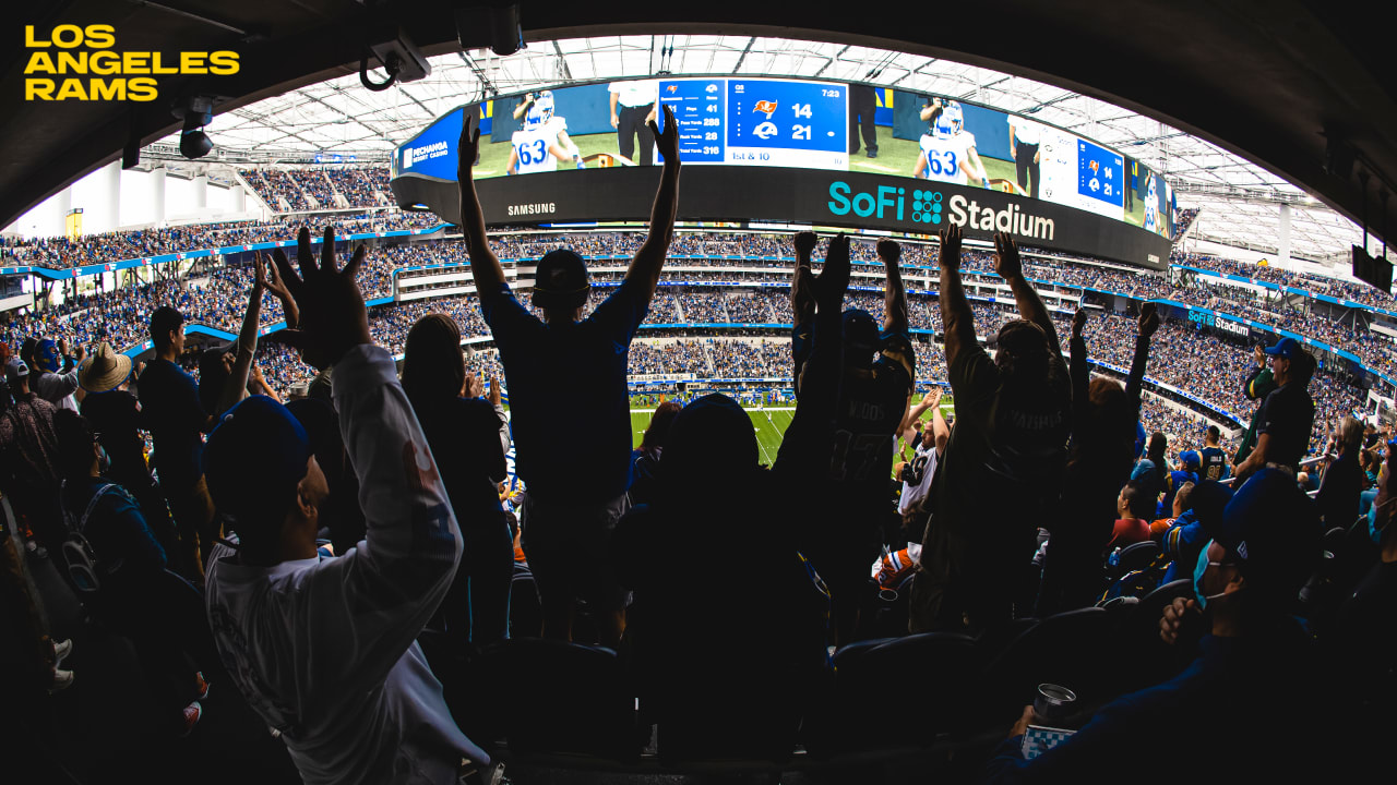 PHOTOS: Rams welcome fans to SoFi Stadium for Tampa Bay Buccaneers matchup