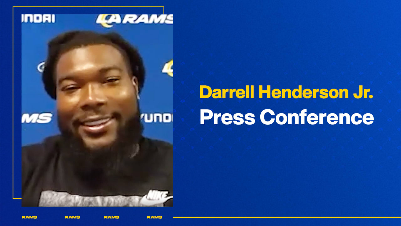 Rams running back Darrell Henderson Jr. talks touchdown run vs. Falcons ...