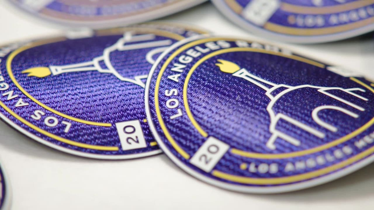 Behind the Coliseum patch worn by the Rams in season finale