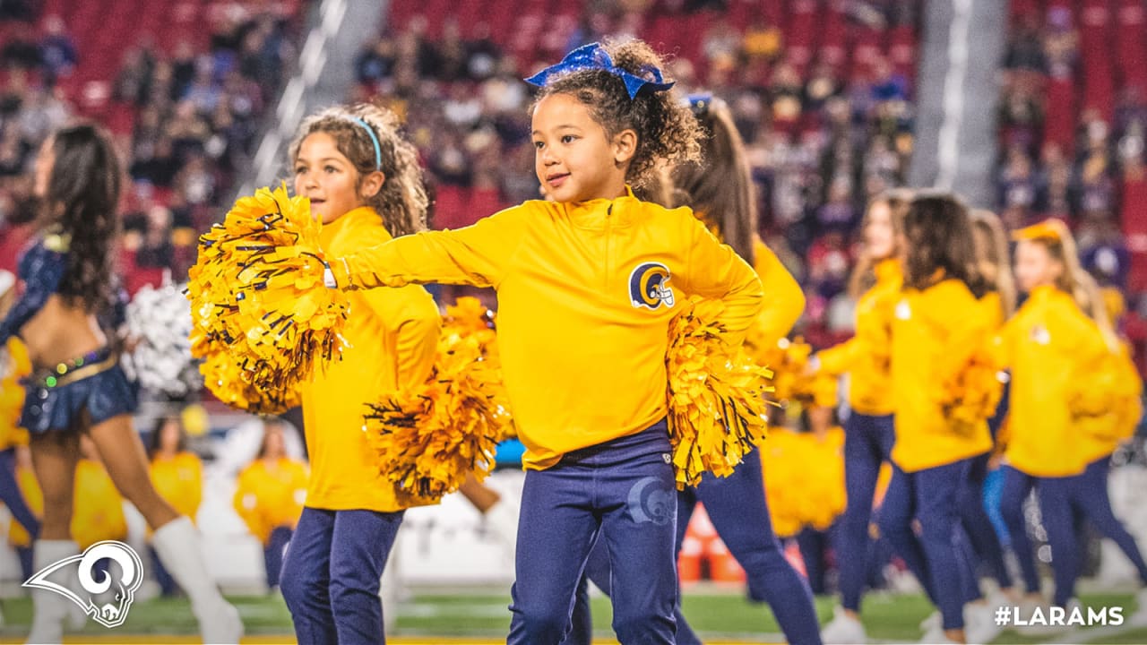 PHOTOS: Rams Junior and Alumni Cheerleaders pre-game performance vs. Ravens