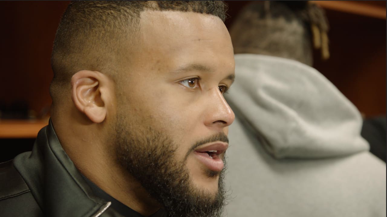 Aaron Donald: "That's how you want to finish off. Finish strong and I ...
