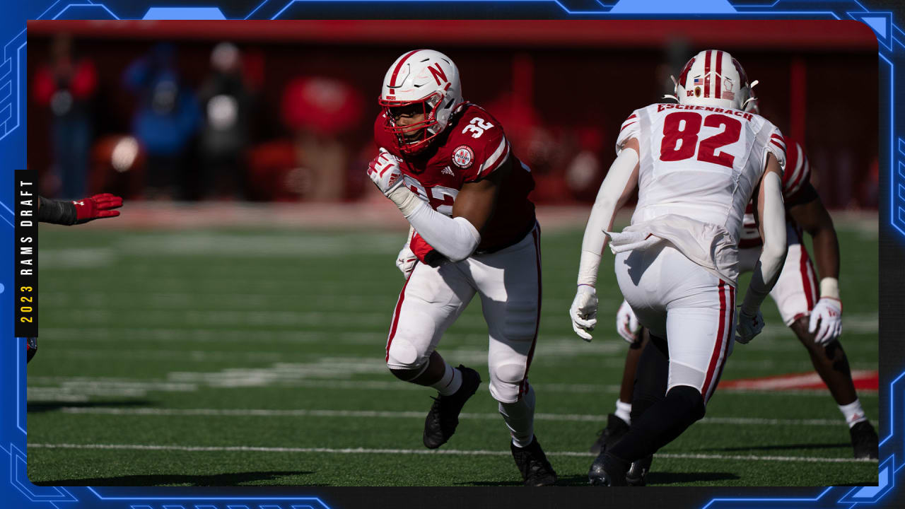 OLB Ochaun Mathis, 189th pick in 2023 NFL Draft, heads to Rams driven ...