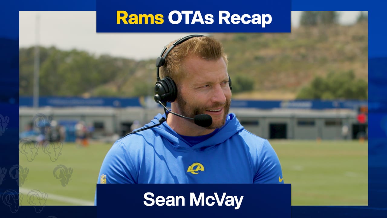 Los Angeles Rams OTAs Recap | Head coach Sean McVay's recap of Rams minicamp, standout ...