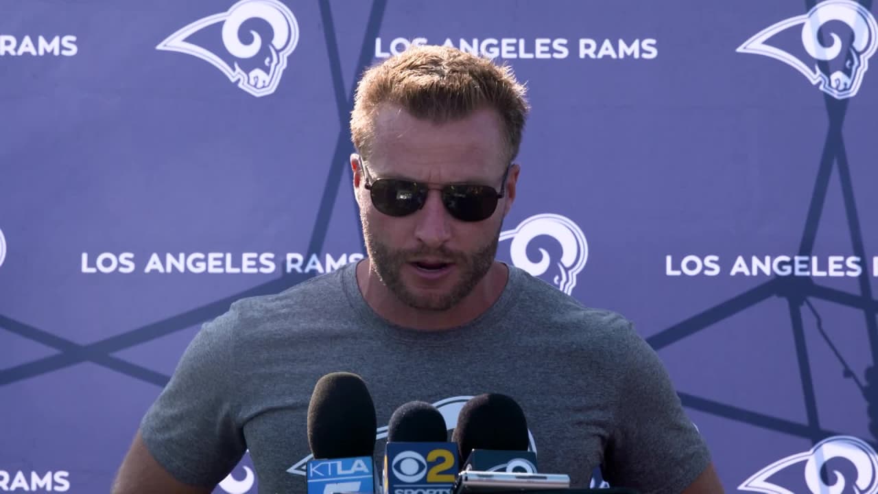 Sean McVay Training Camp Press Conference 7-26