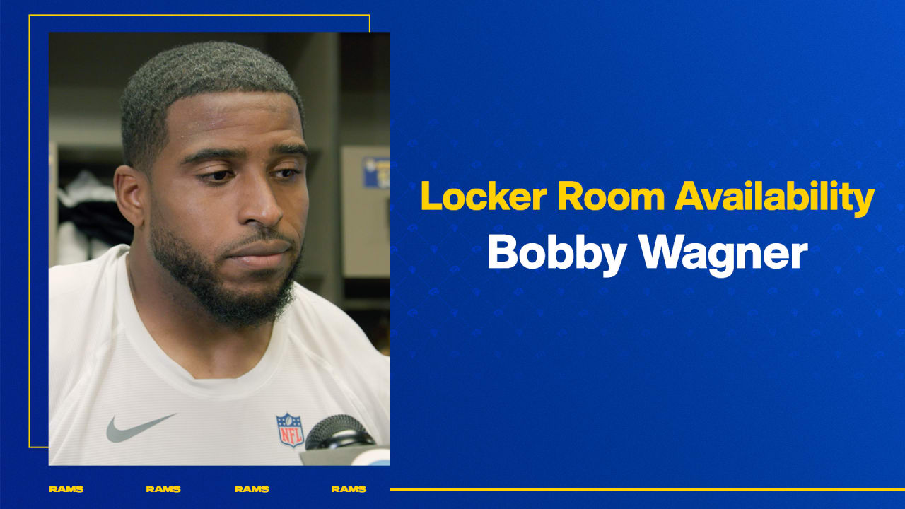 Los Angeles Rams linebacker Bobby Wagner open locker room press ...