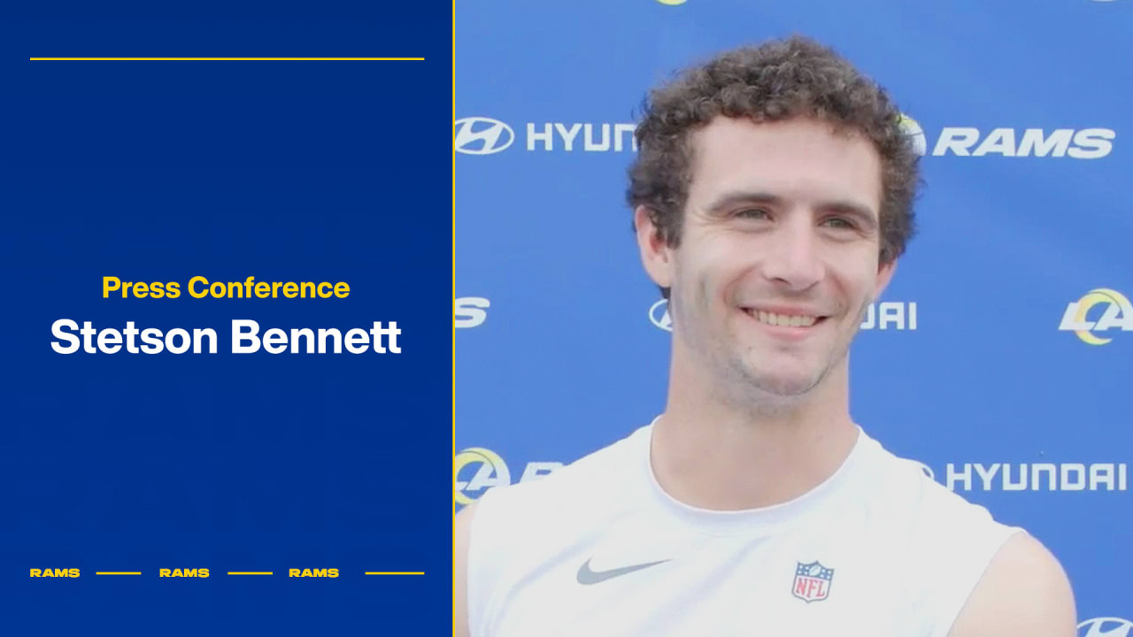 Quarterback Stetson Bennett on transition to Rams and NFL, working with ...