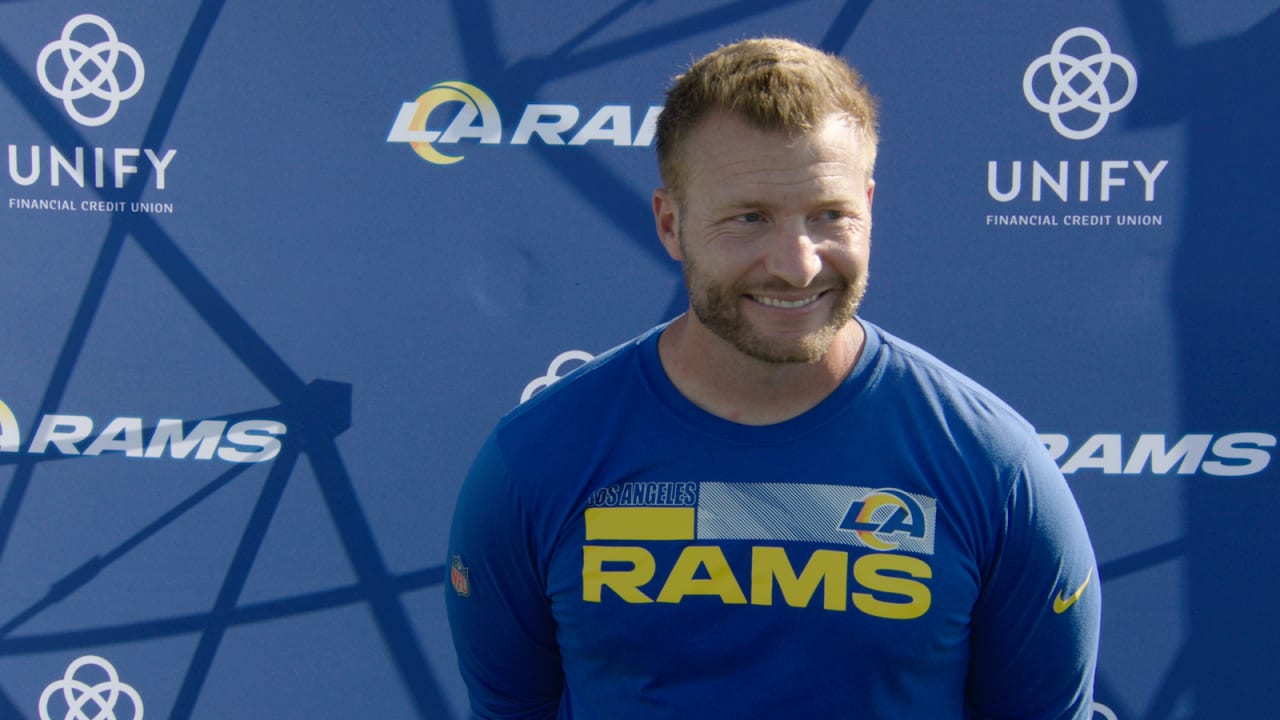 Rams head coach Sean McVay talks wide receiver Tutu Atwell's return ...