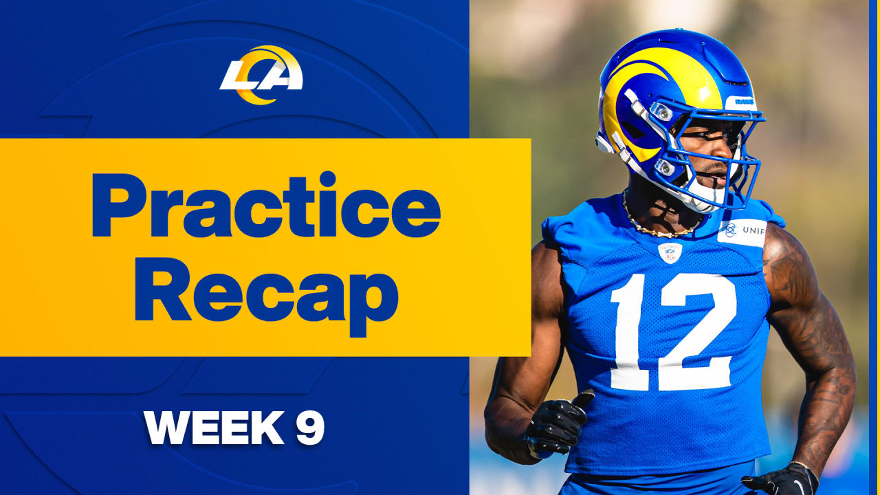 Los Angeles Rams Practice Recap | Week 9 vs. Tampa Bay Buccaneers: “It ...