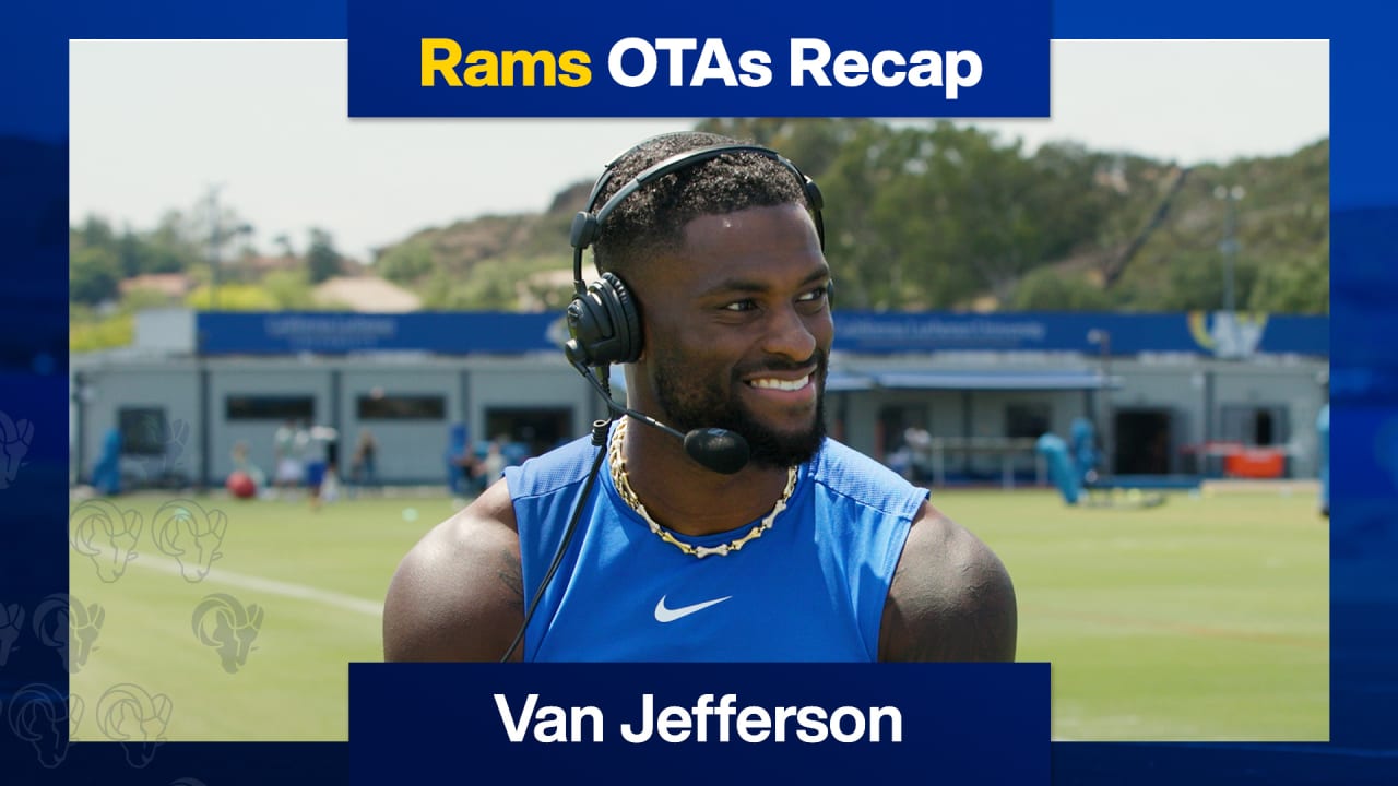 Los Angeles Rams OTAs Recap | Wide receiver Van Jefferson talks team ...